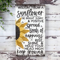 Sunflower Welcome Sign - Etsy