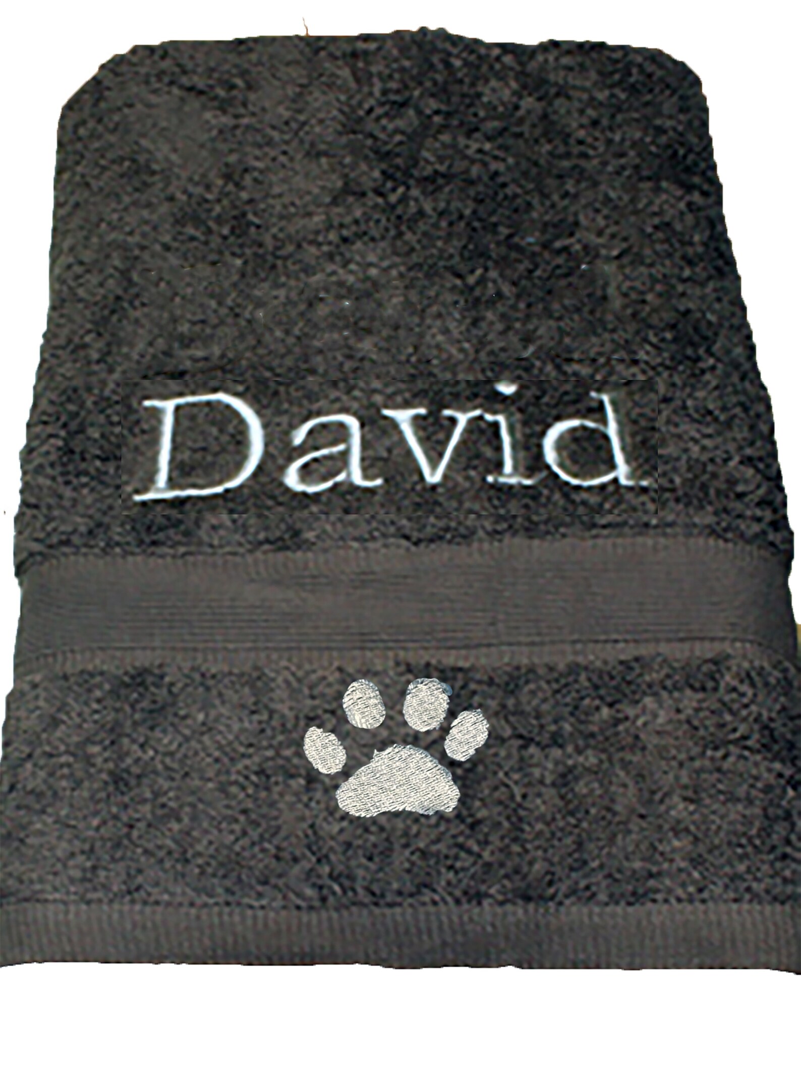 Personalised Pet Towel Embroidered Dog Towel Pampered Cat - Etsy UK