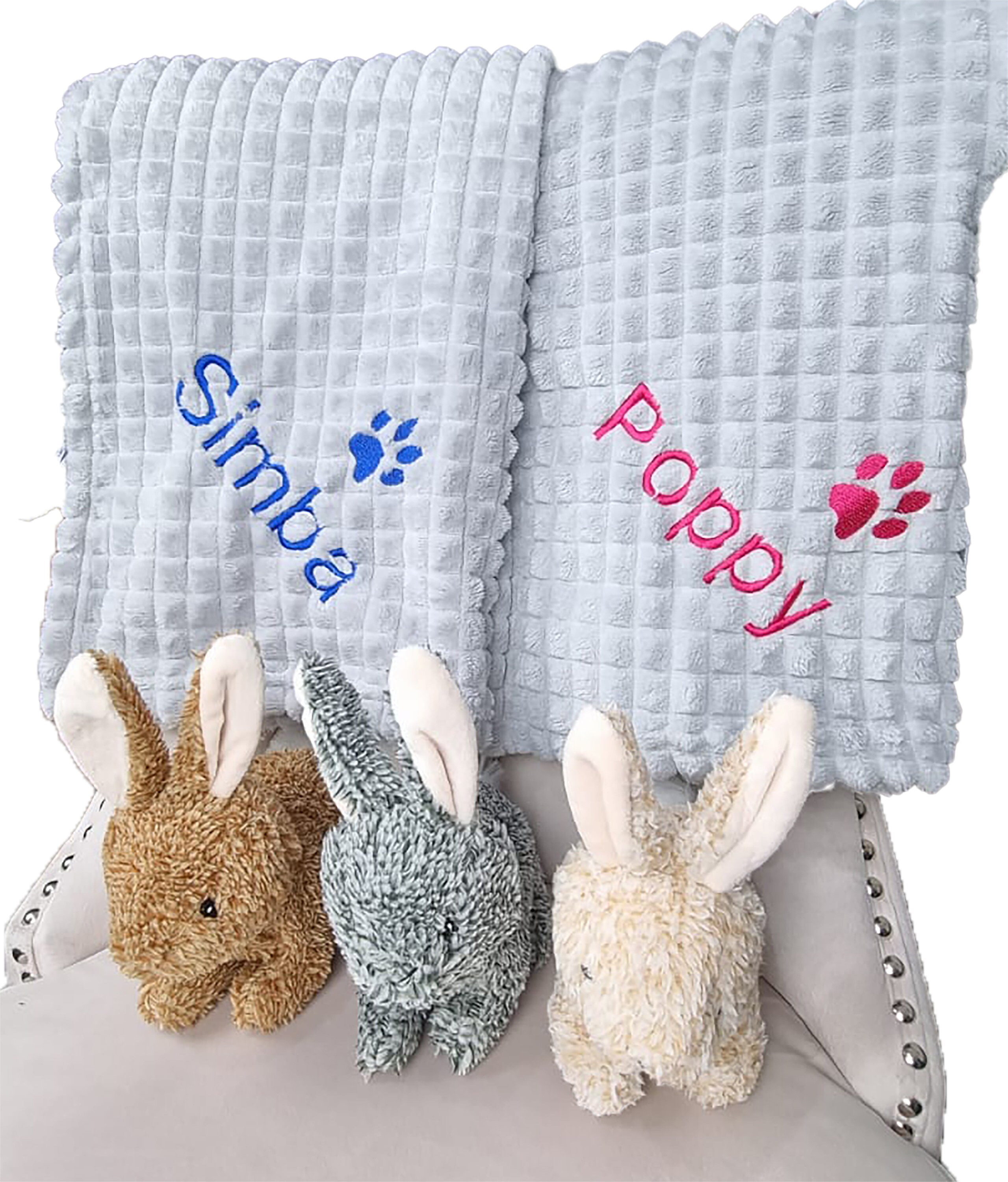 Dog or Cat Personalised Embossed Blanket Washable Fleece Pet | Etsy
