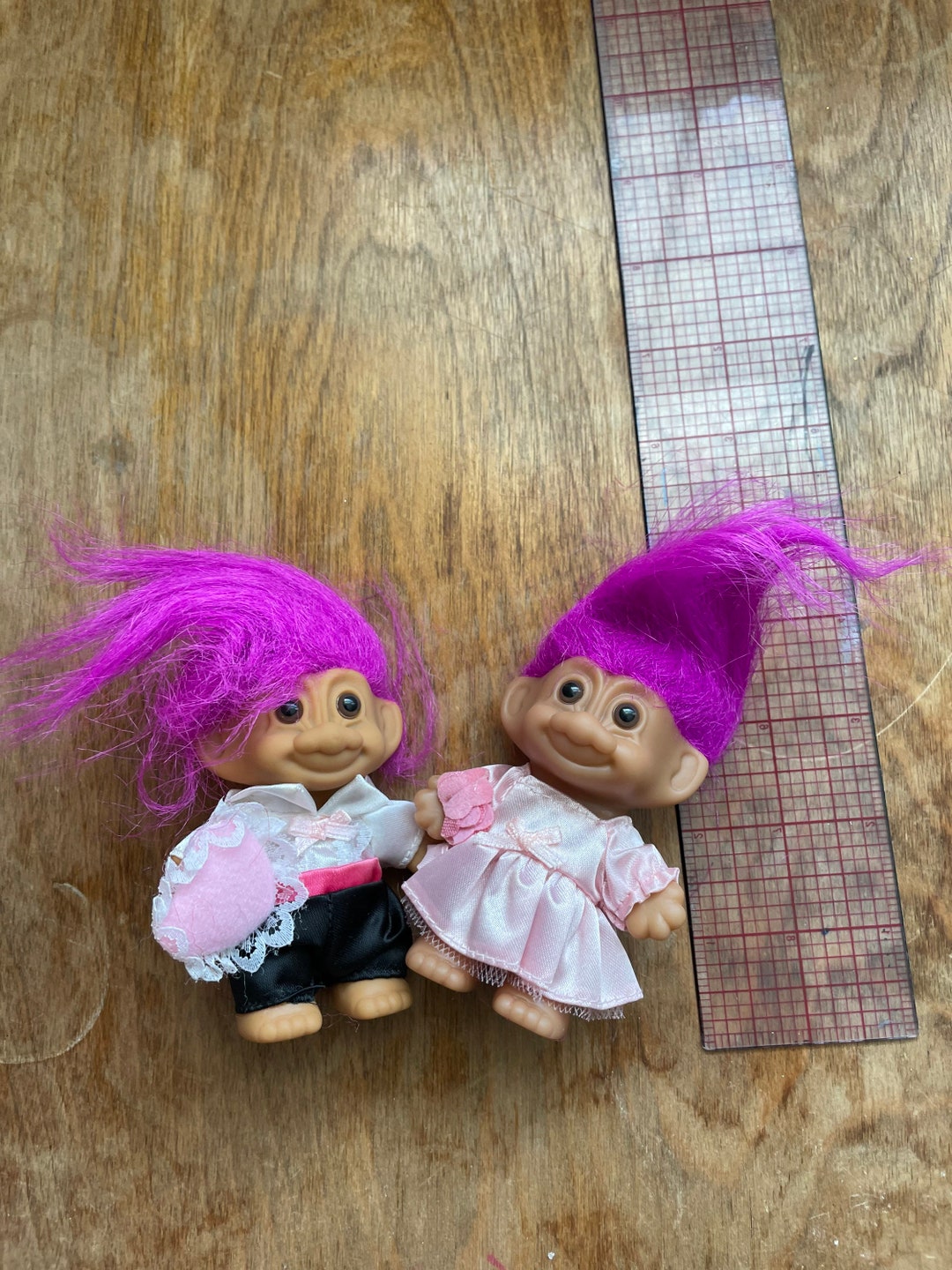 Set of Two Russ Troll Dolls Wedding Ring Bearer and Flower Girl - Etsy