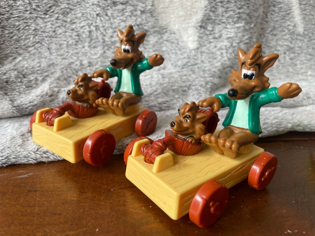 1990 Pigsburg Pigs Huff & Puff Mcdonalds Toy Set of Two - Etsy