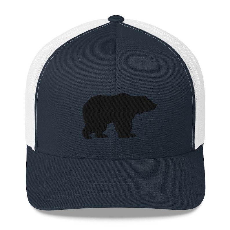 Mens Trucker Cap | Snapback Bear Mesh | Gift for Nature Loving Dad ...