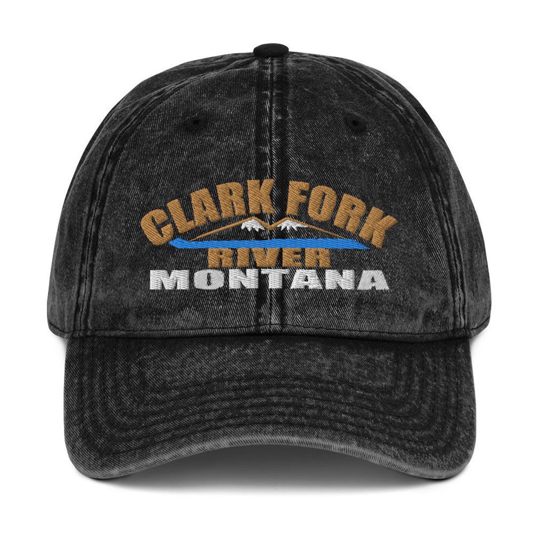Clark Fork River Montana Low Profile Cap, Fly Fishing Cap, Fisherman ...