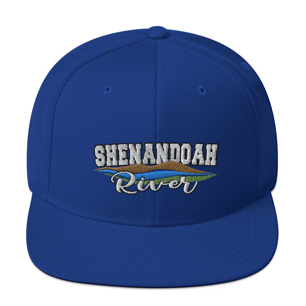 Shenandoah River 6 Panel Flat Brim Snapback, Camping Cap , Shenandoah ...