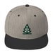 Snap Back Baseball Tree Cap | Retro Tree Logo - Pine Tree Classic High ...