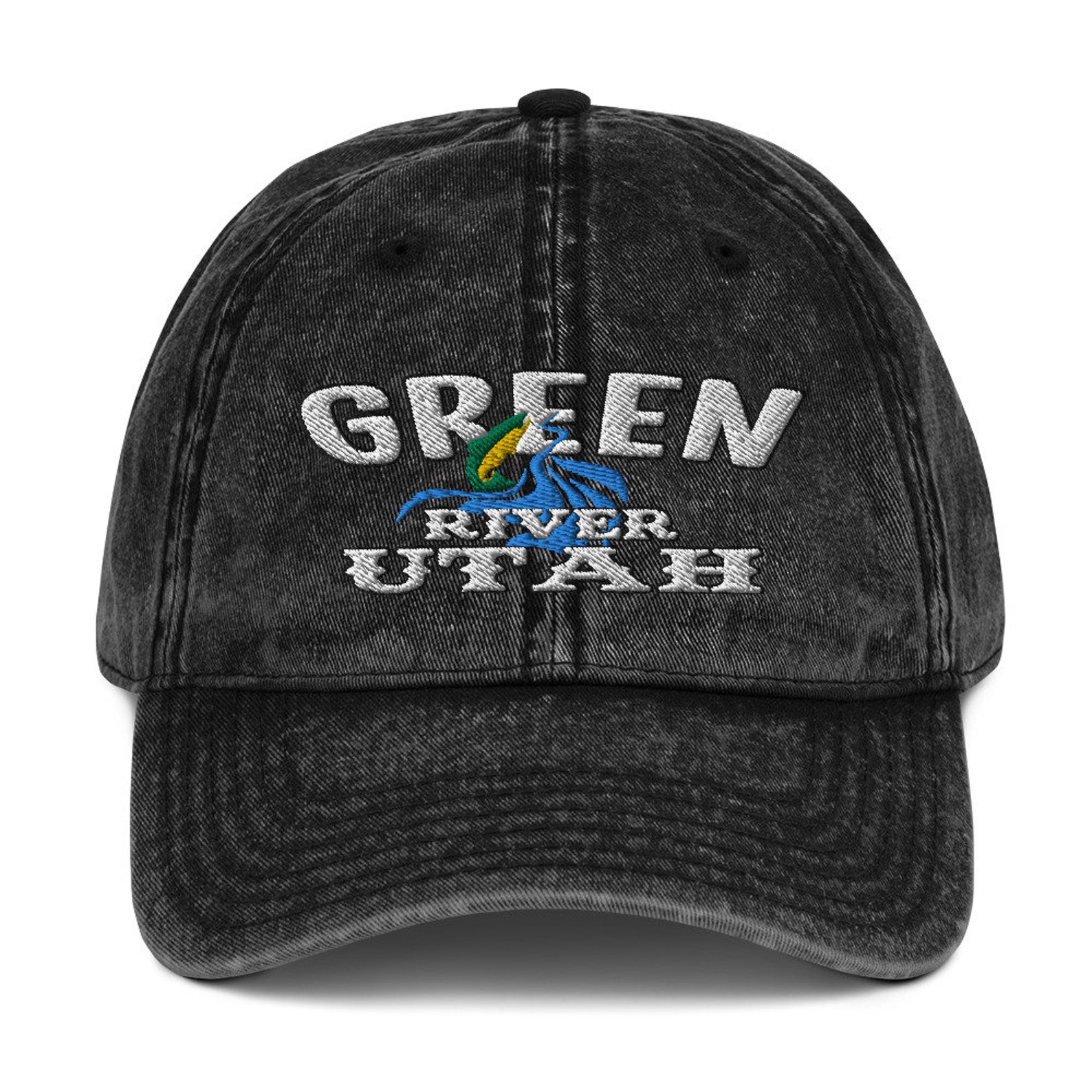 Green River Utah River 6 Panel Low Profile Cap, Fly Fisherman Caps, Fly ...