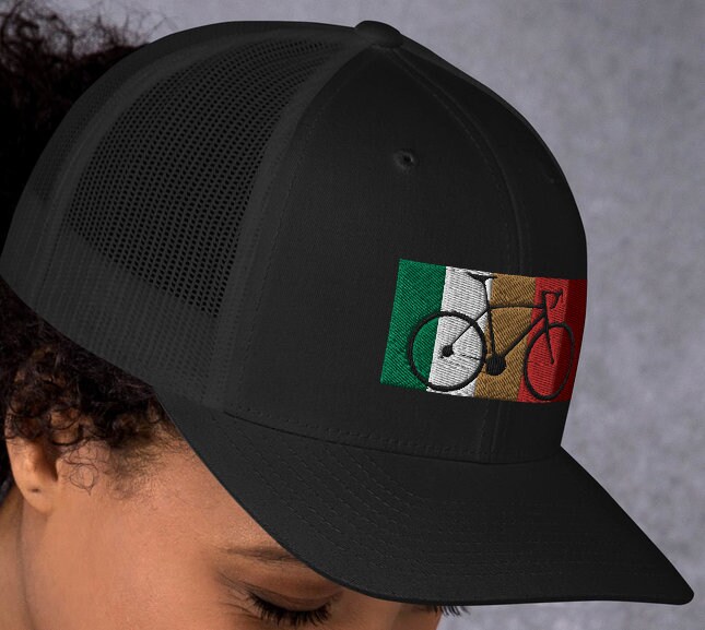 Cycling 6 Panel Retro Trucker Hat, Designer Cap, Mountain Hat, Gift for ...