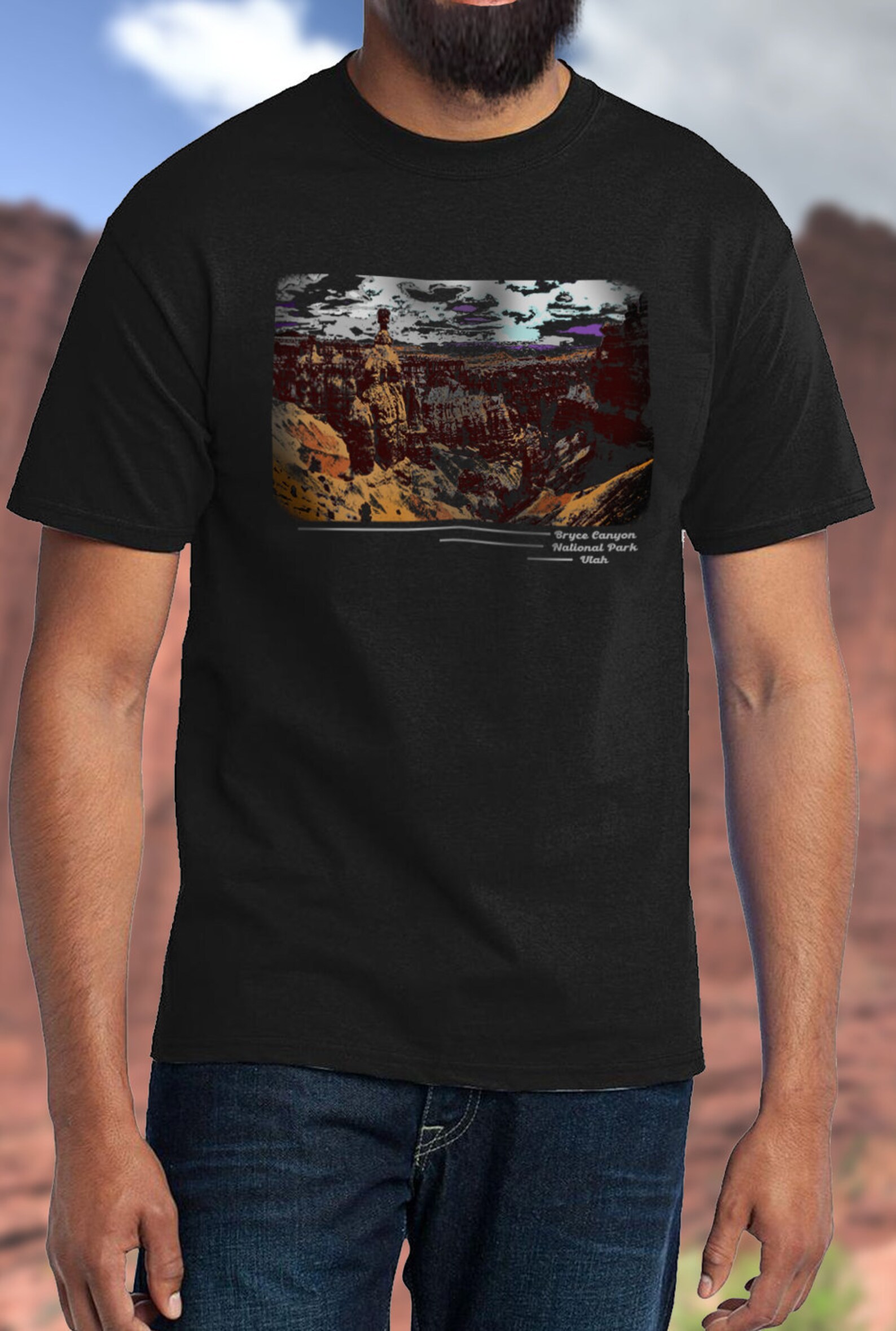 Mens Bryce Canyon National Park Tshirt Bryce Canyon Utah Utah Tshirt ...
