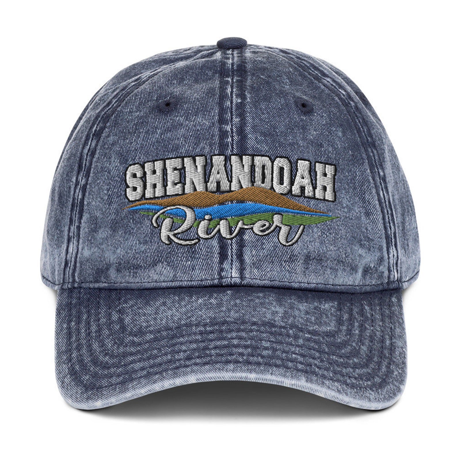 Shenandoah River 6 Panel Low Profile Cap, Camping Cap , Shenandoah ...