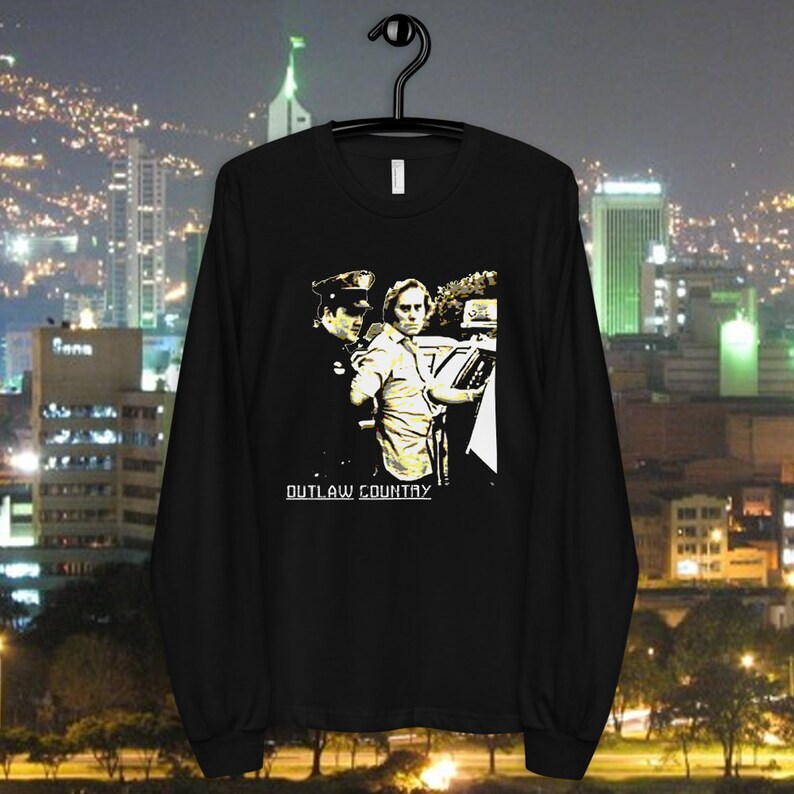 George Jones Public Arrest Photo Long Sleeve Tshirt Outlaw - Etsy