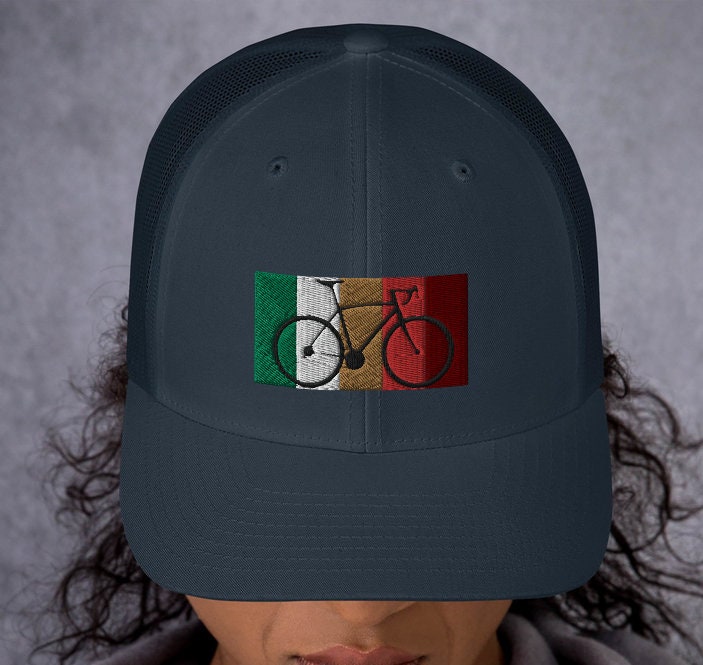 Cycling 6 Panel Retro Trucker Hat, Designer Cap, Mountain Hat, Gift for ...