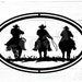 Cowboy Scene Svg Western Dxf File for Laser Cutting Dxf for - Etsy