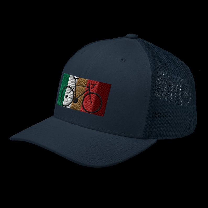 Cycling 6 Panel Retro Trucker Hat, Designer Cap, Mountain Hat, Gift for ...
