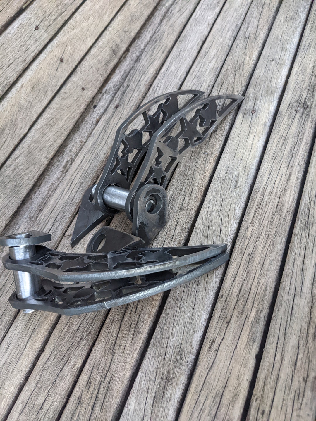 Heavy Duty Bbq Pit Hinge(texas) - Etsy