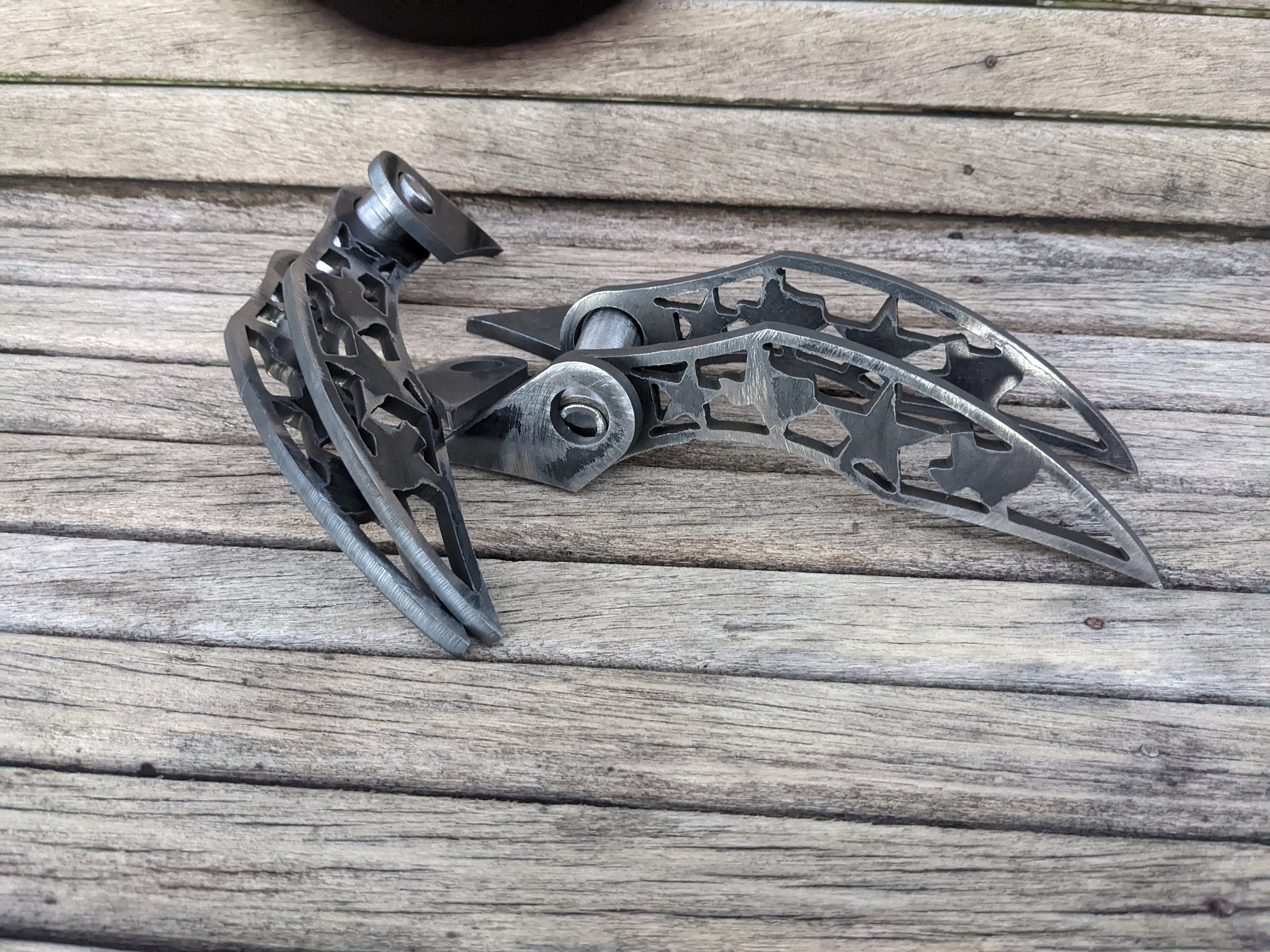 Heavy Duty Bbq Pit Hinge(texas) - Etsy