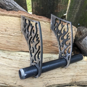 Bbq Pit Handle (fire) - Etsy