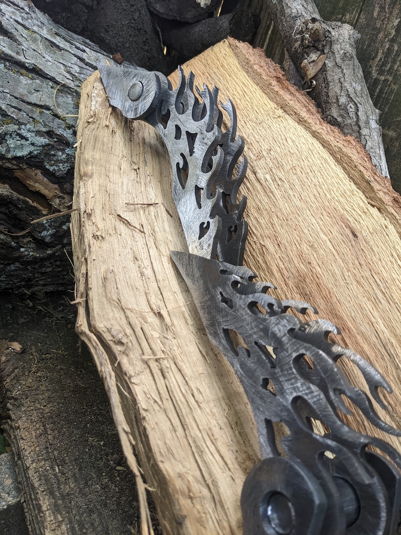 Heavy Duty Bbq Pit Hinge (fire) - Etsy