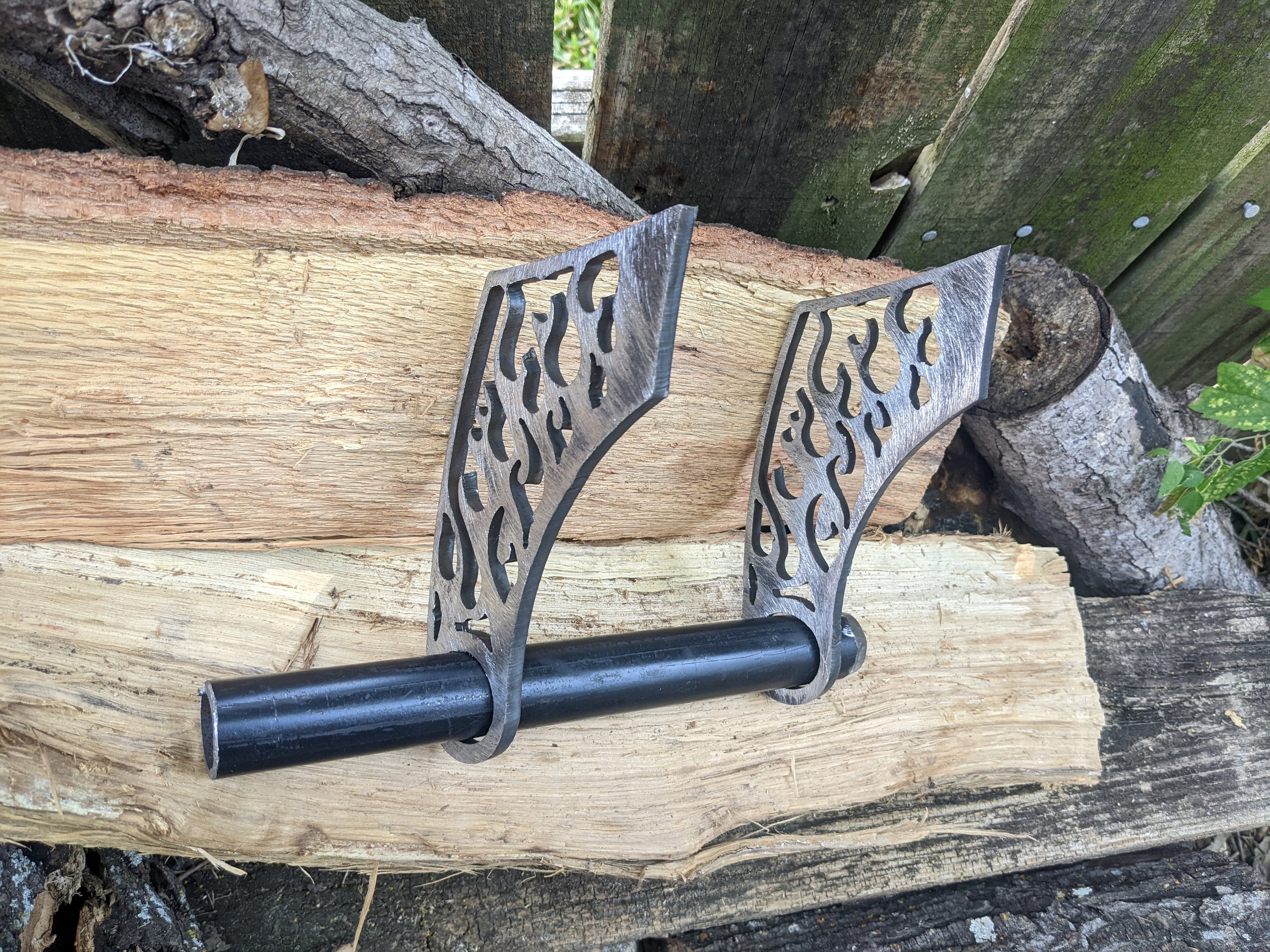 Bbq Pit Handle (fire) - Etsy