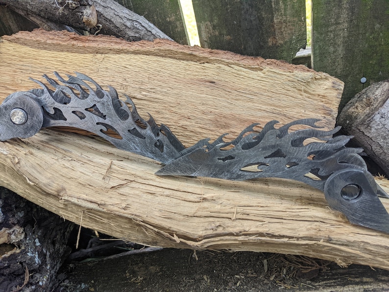 Heavy Duty Bbq Pit Hinge (fire) - Etsy