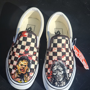 HALLOWEEN & HORROR Custom VANS - Etsy
