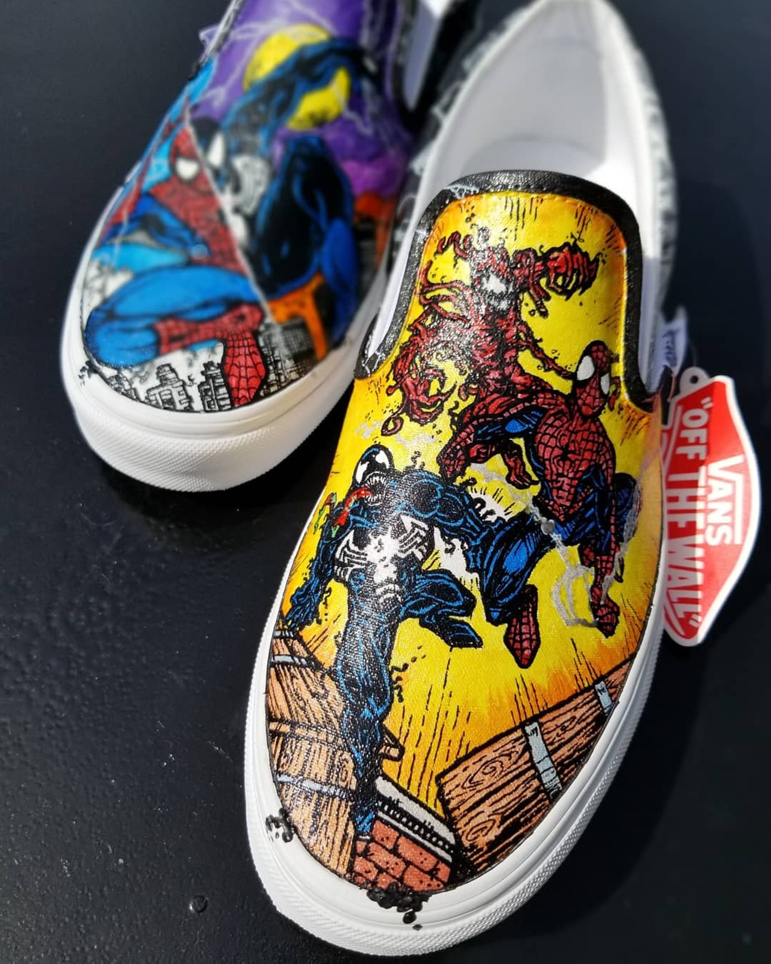 Spider-man Custom Theme Shoes - Etsy