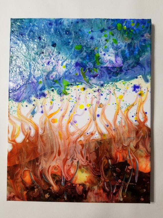 When GOD Cries.the DEVIL Laughs original Piece | Etsy