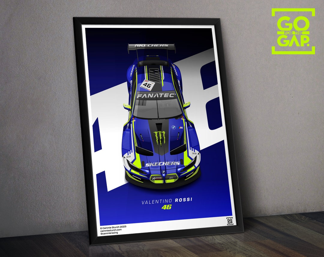 Valentino Rossi Fanatec GT World Challenge Misano Winner - Etsy UK