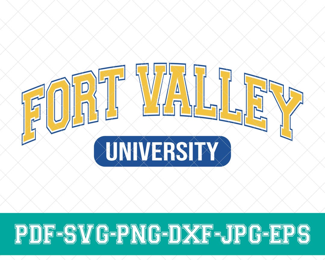 Fort Valley State University Svg, Fort Valley Design Svg, Sport Font ...