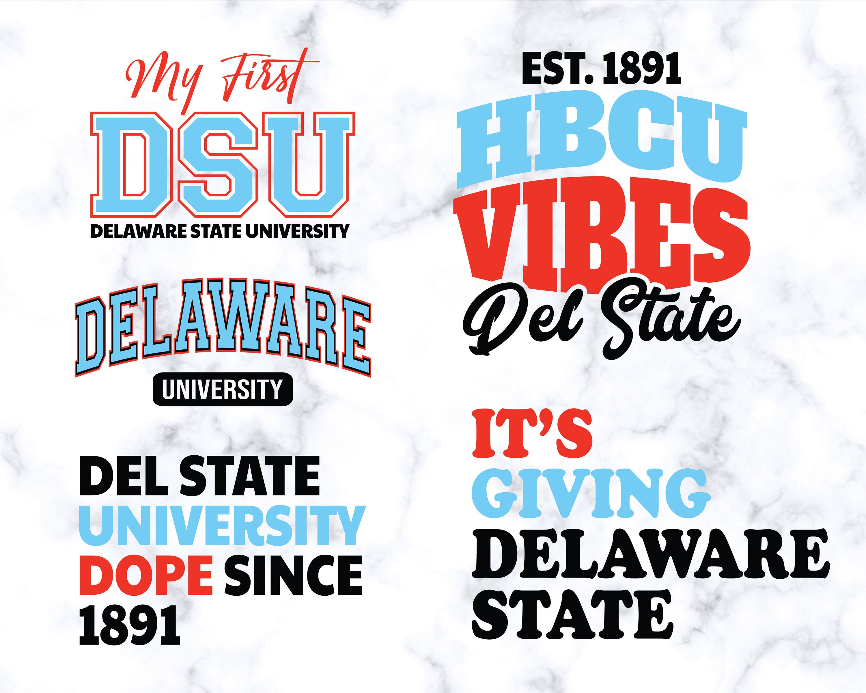 Hbcu Pride Delaware State University Svg New Hbcu 2024 Collection - Etsy