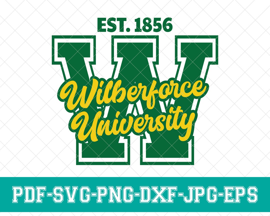 Wilberforce University Svg, W Svg, WU Svg, Wilberforce 1856 Svg , HBCU ...