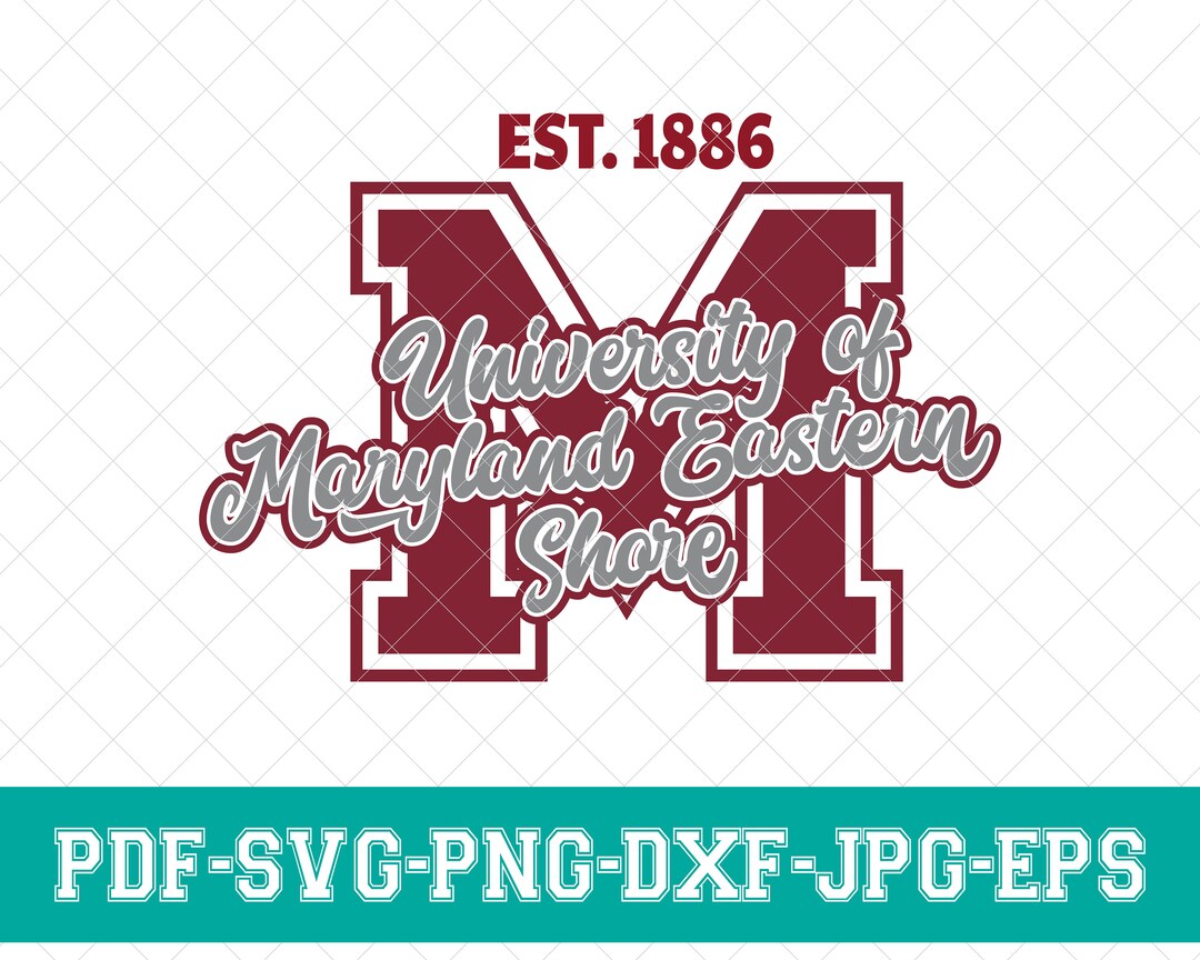 University of Maryland Eastern Shore Svg, M Svg, UMES Svg, Eastern ...