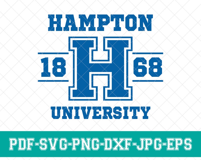 Universidad de Hampton Svg, H Svg, HU Svg, Hampton 1868 Svg, HBCU Svg ...
