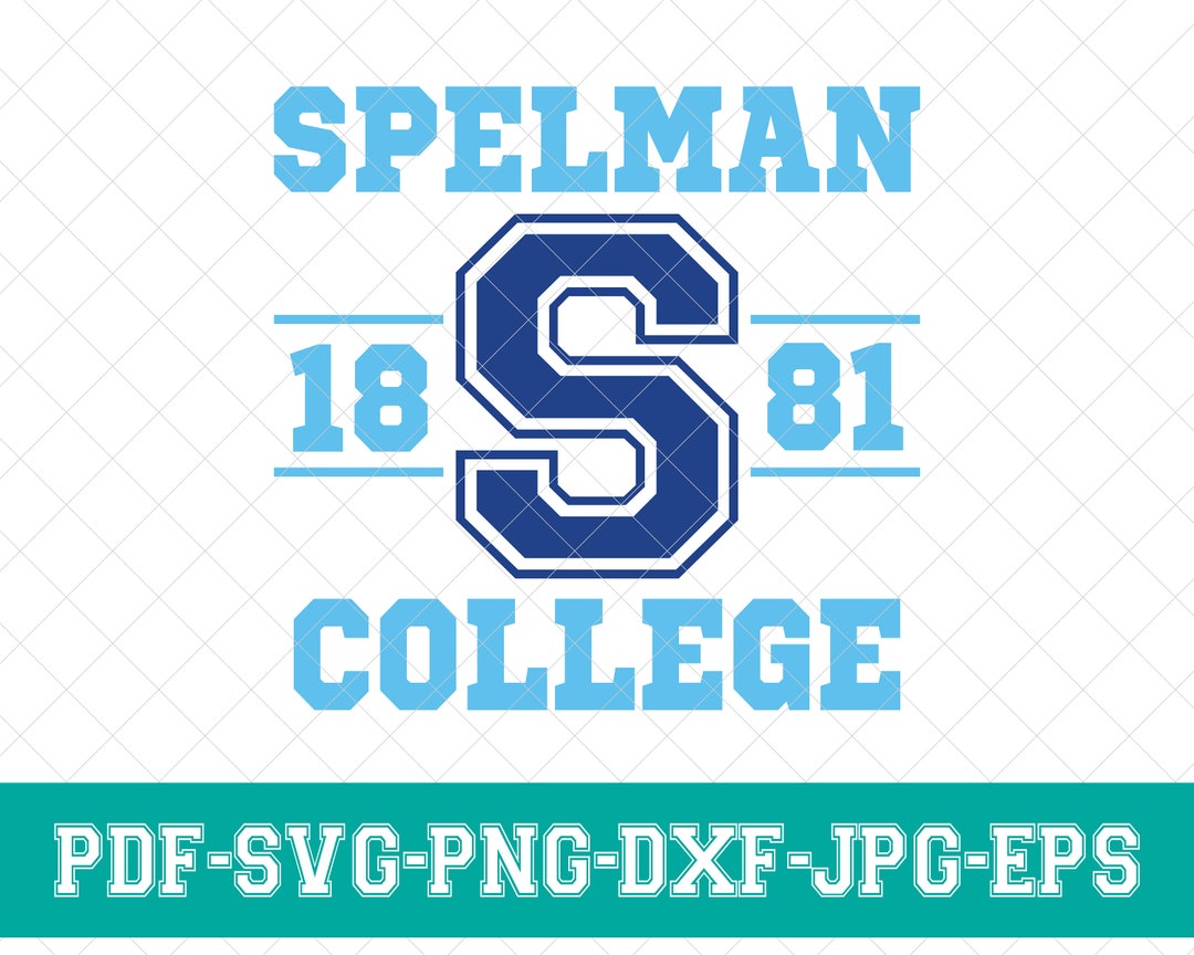 Spelman College Svg, S Svg, SC Svg, Spelman 1881 Svg, HBCU Svg, College ...