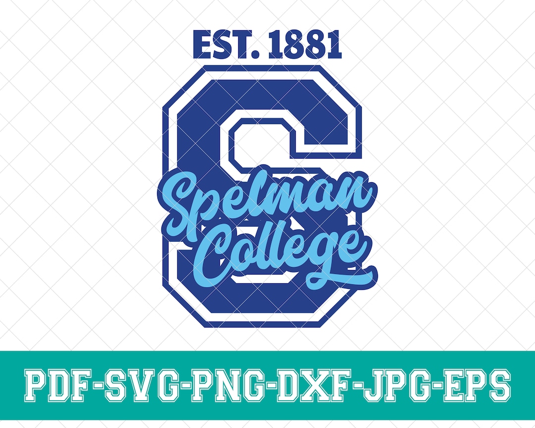 Spelman College Svg, S Svg, SC Svg, Spelman 1881 Svg, HBCU Svg, College ...