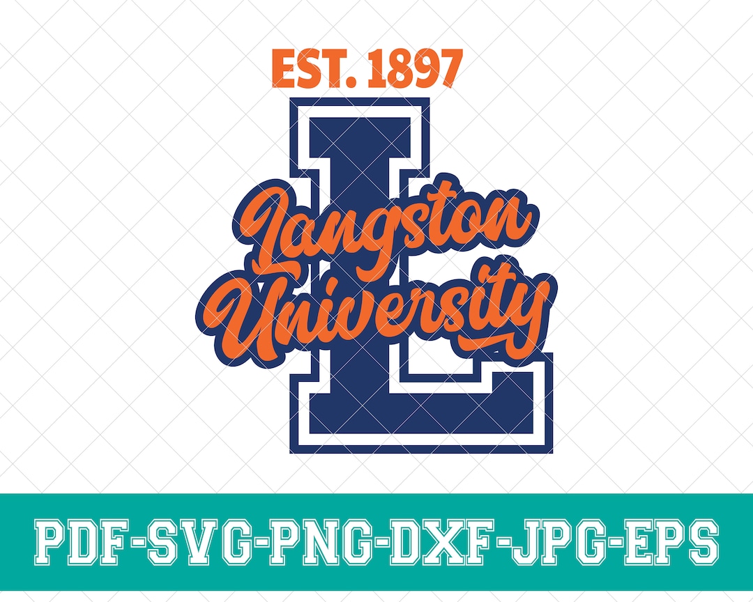 Langston University Svg, L Svg, LU Svg, Langston 1897 Svg, HBCU Svg ...