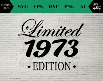 Made in 1973 Png | Etsy