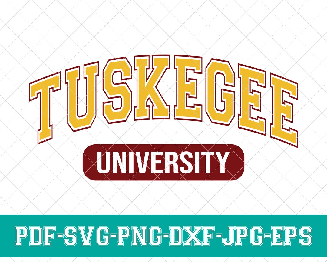 Tuskegee University Svg, Tuskegee Design, Sport Font Svg, Arched Text ...