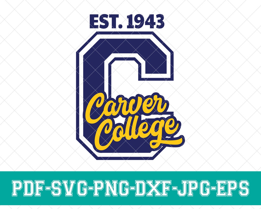 Carver College Svg, C Svg, CC Svg, Carver 1943 Svg, HBCU Svg, College ...