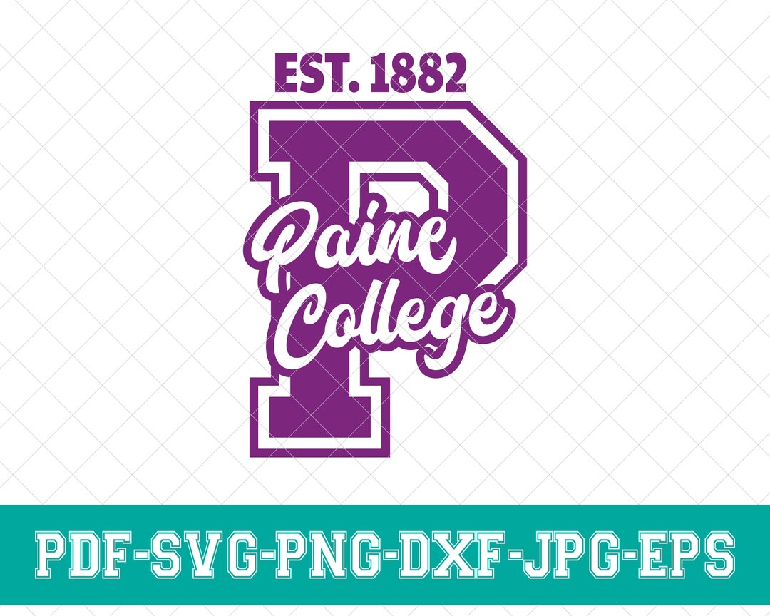 Paine College Svg, P Svg, PC Svg, Paine 1882 Svg, HBCU Svg, University ...