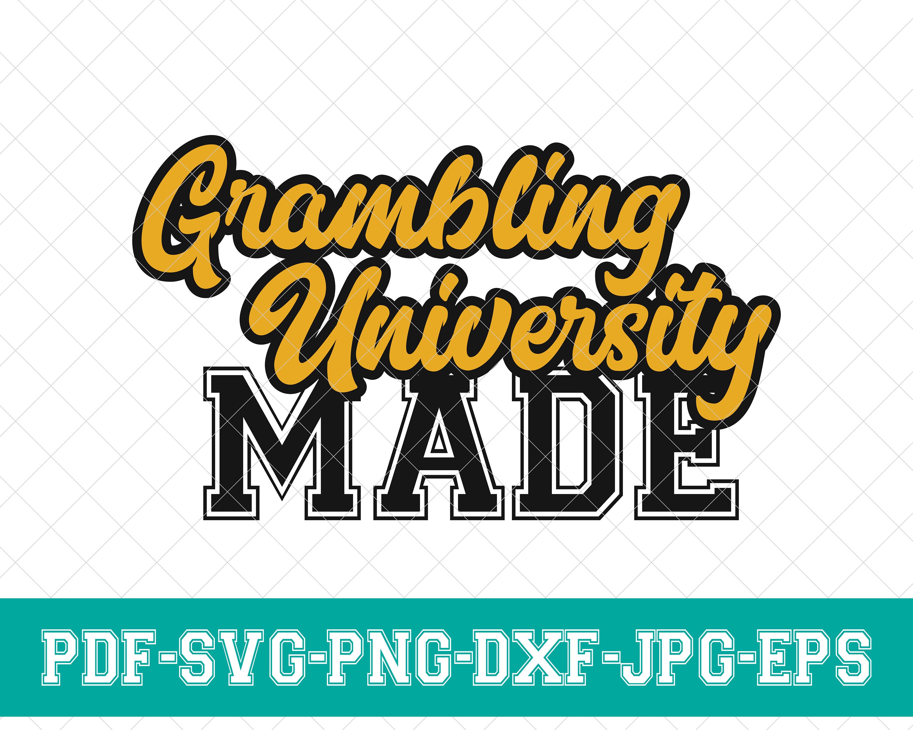 Grambling State Made Svg, GSU Svg, Grambling State University Svg, Hbcu ...