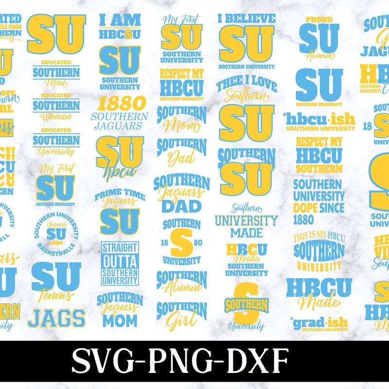 Southern University Logo Png - Etsy
