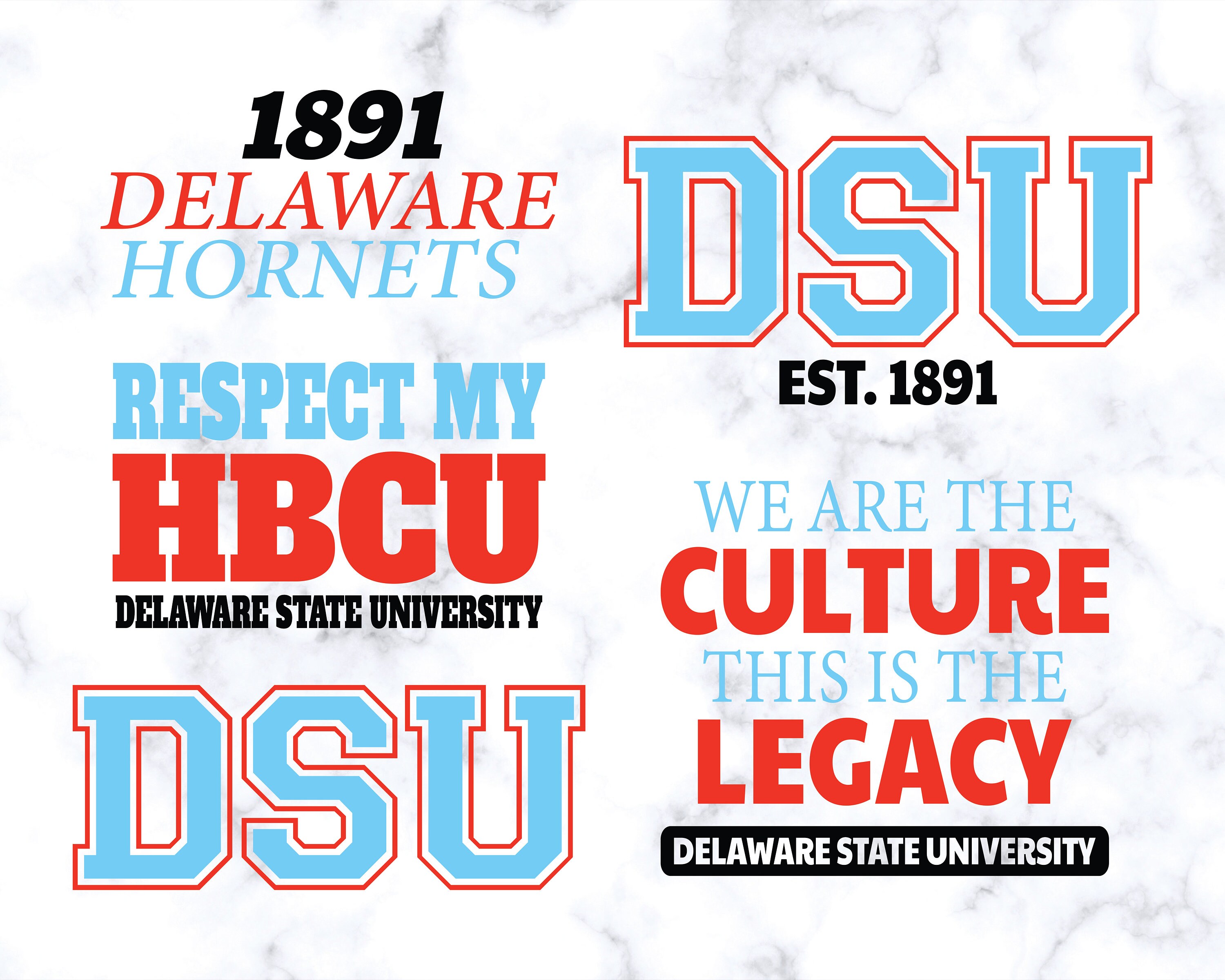 Hbcu Pride Delaware State University Svg New Hbcu 2024 Collection - Etsy