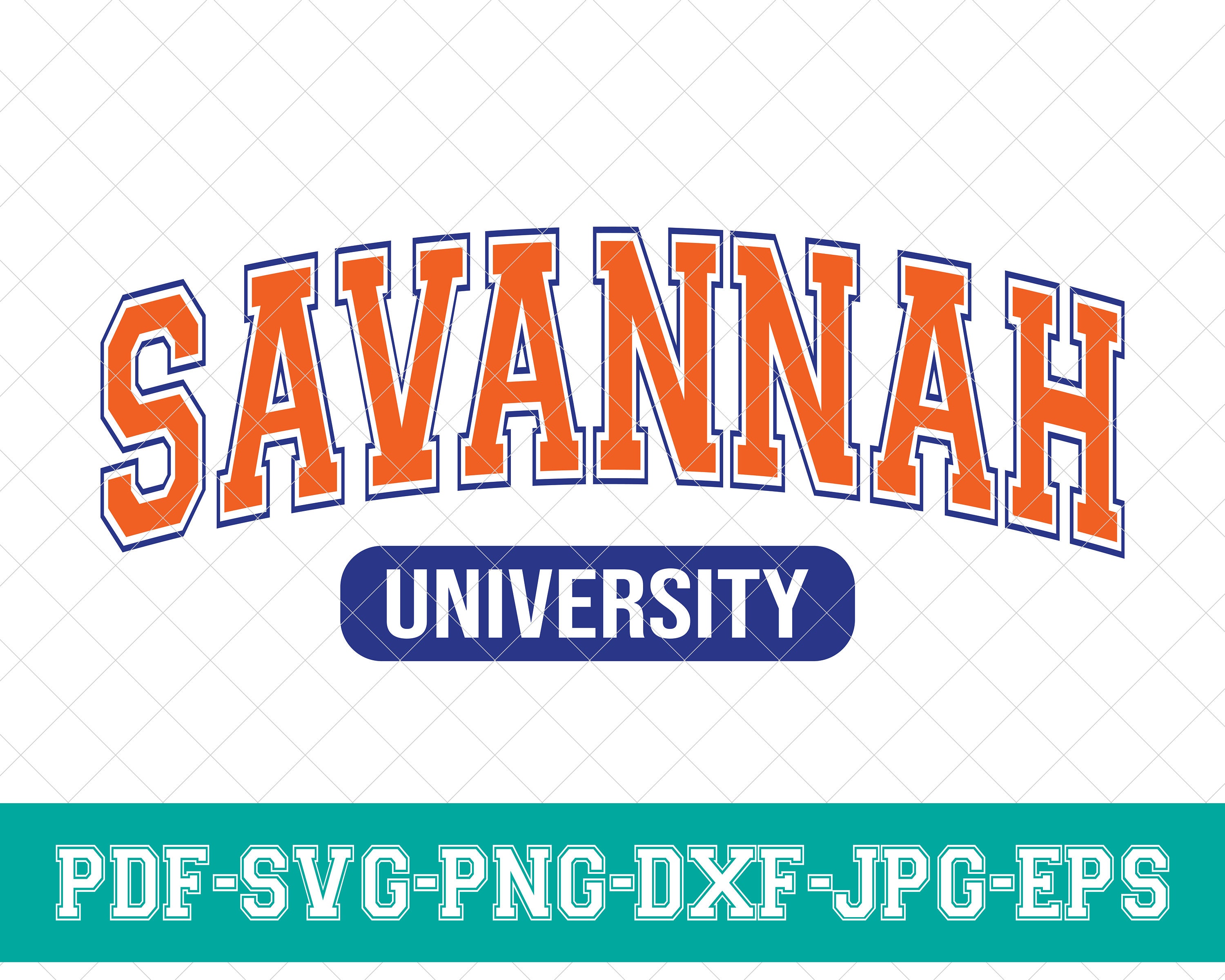 Savannah State University Svg, Savannah Design Svg, Sport Font Svg ...