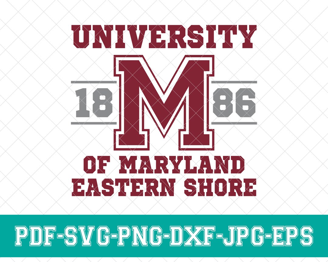University of Maryland Eastern Shore Svg, M Svg, UMES Svg, Eastern ...