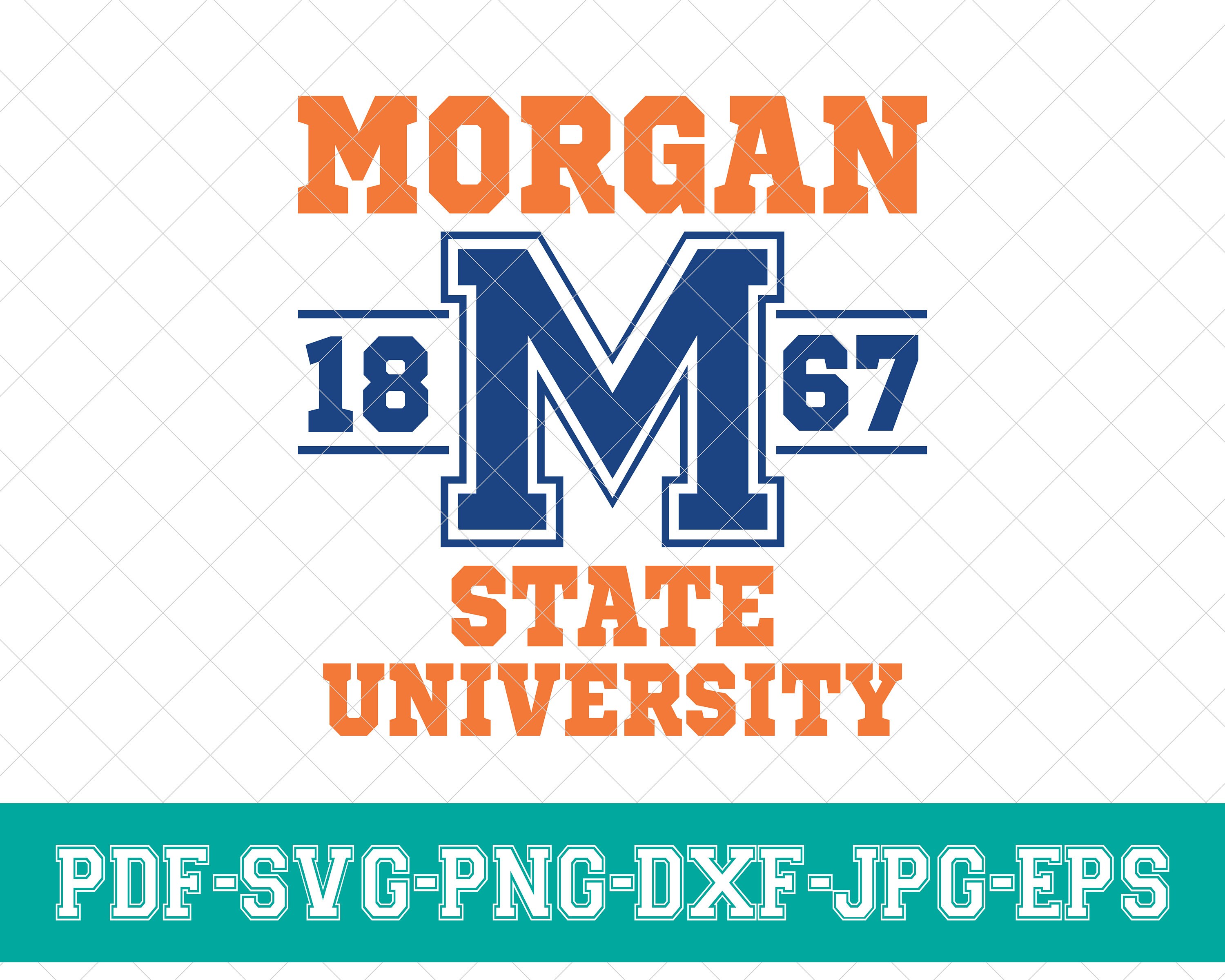 Morgan State University Svg, M Svg, MSU Svg, Morgan State 1867 Svg ...