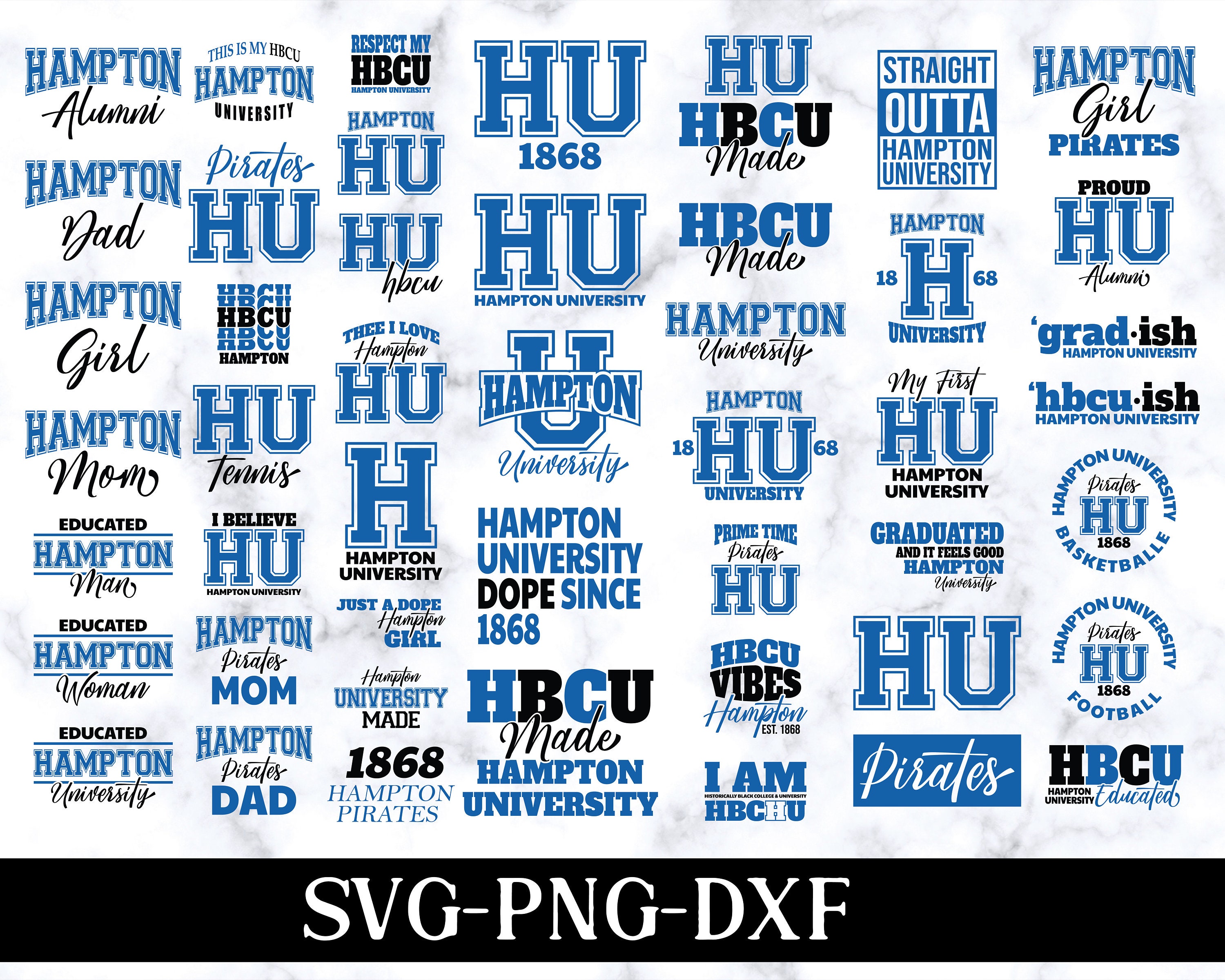 Hbcu Pride With Hampton University Svg New Hbcu 2024 Collection - Etsy