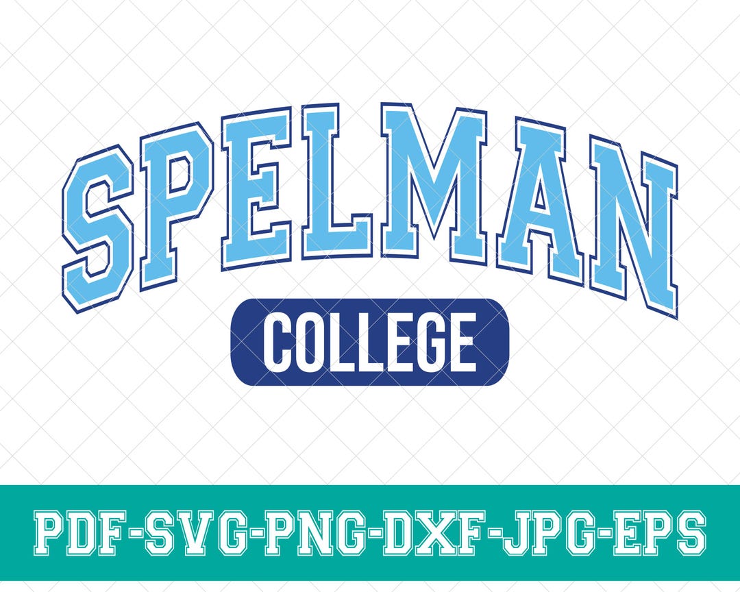 Spelman College Svg, Spelman Design Svg, Sport Font Svg, Arched Text ...