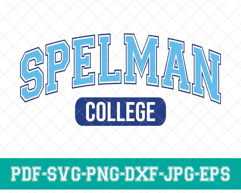 Spelman College Svg, Spelman Design Svg, Sport Font Svg, Arched Text ...