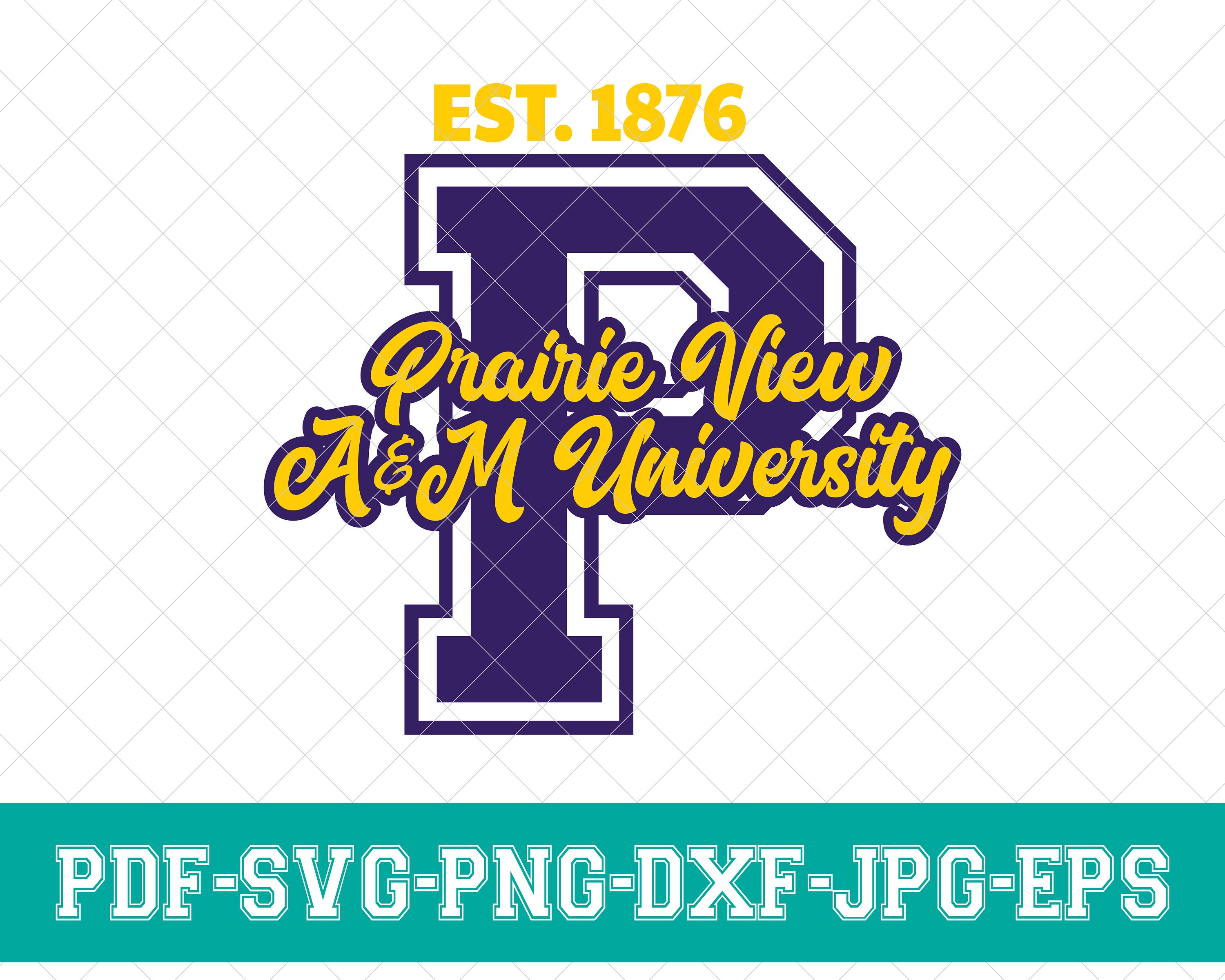 Prairie View AM University Svg, P Svg, PVAM Svg, Prairie View 1876 Svg ...