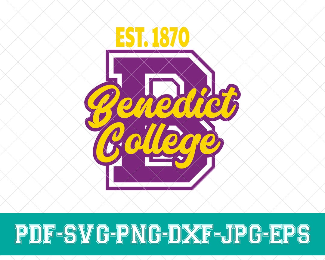 Benedict College Svg, B Svg, BC Svg, Benedict 1870 Svg, Hbcu Svg ...